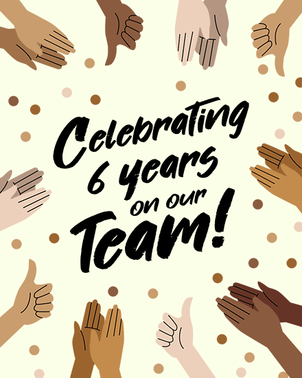 Work Anniversary Moving Online Anniversary Cards Signed By Your