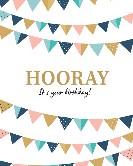 Hooray Banner Template